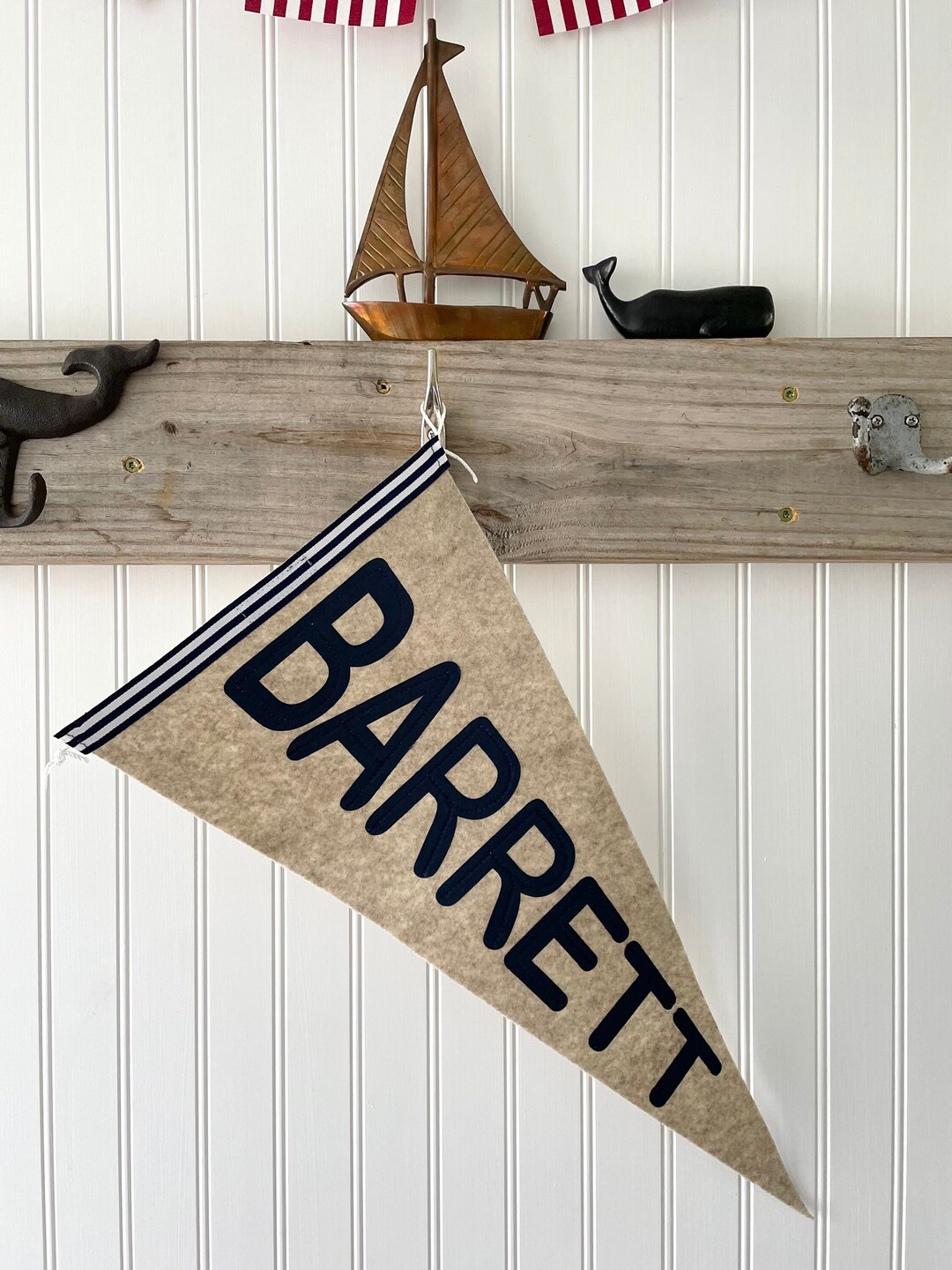 Personalized Pennant Felt Pennant Flag Custom Name Pennant - Etsy