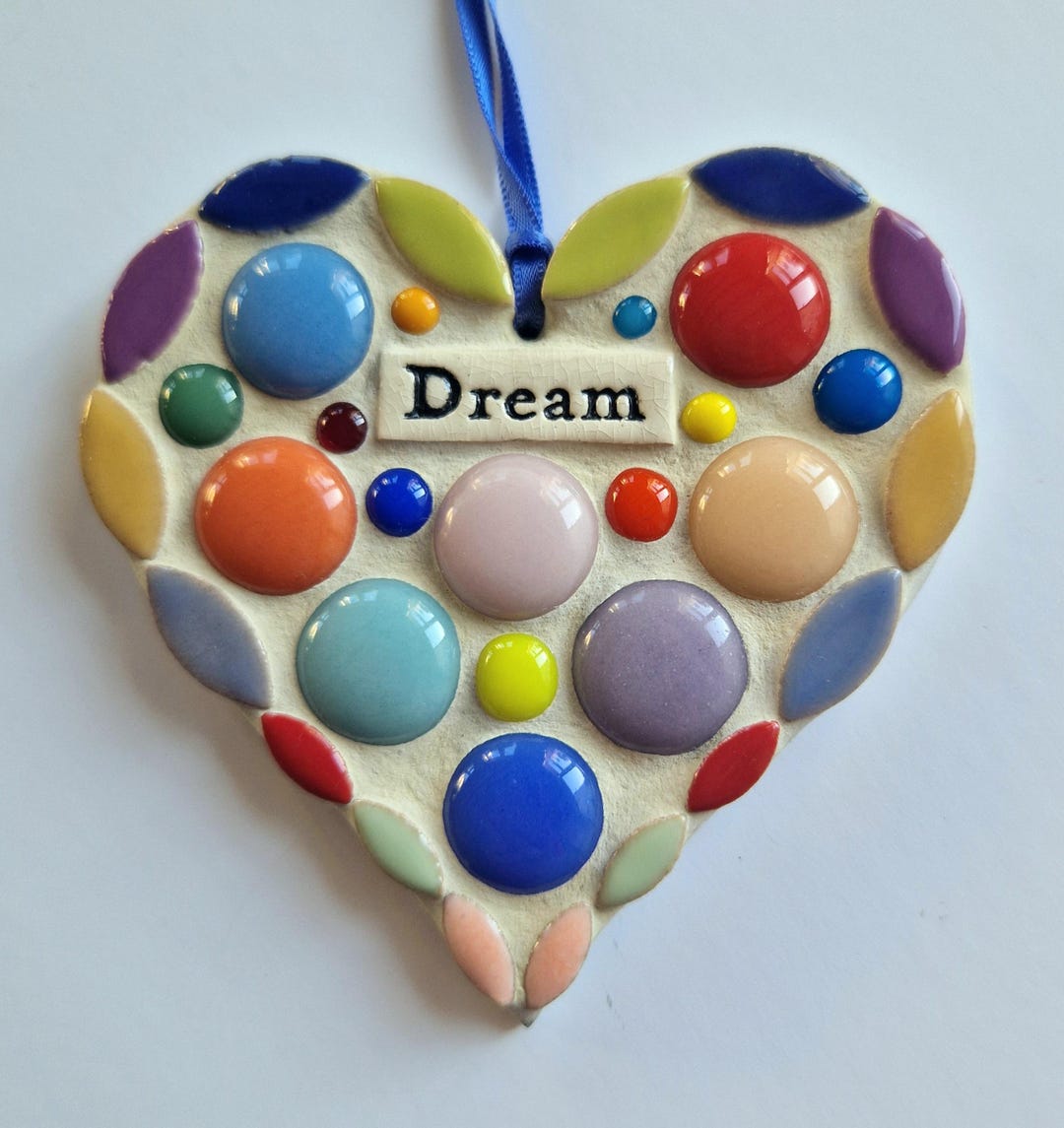 Dream Heart Gift, Rainbow Dream Art, Sweet Dream Gift, Daydream Gift ...