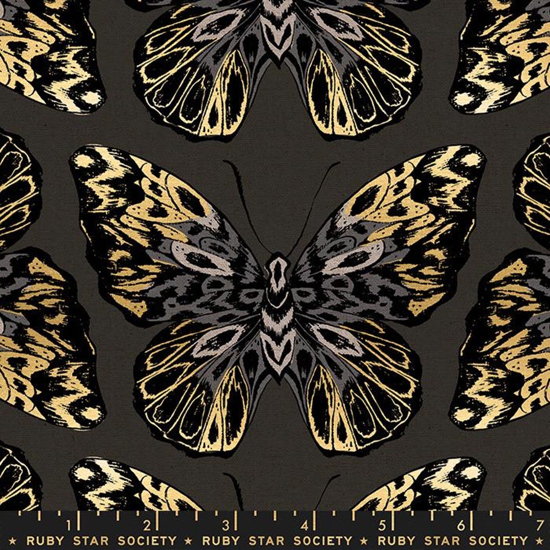Tiger Fly Canvas by Sarah Watts for Ruby Star Society -- 25cm Cut of ...