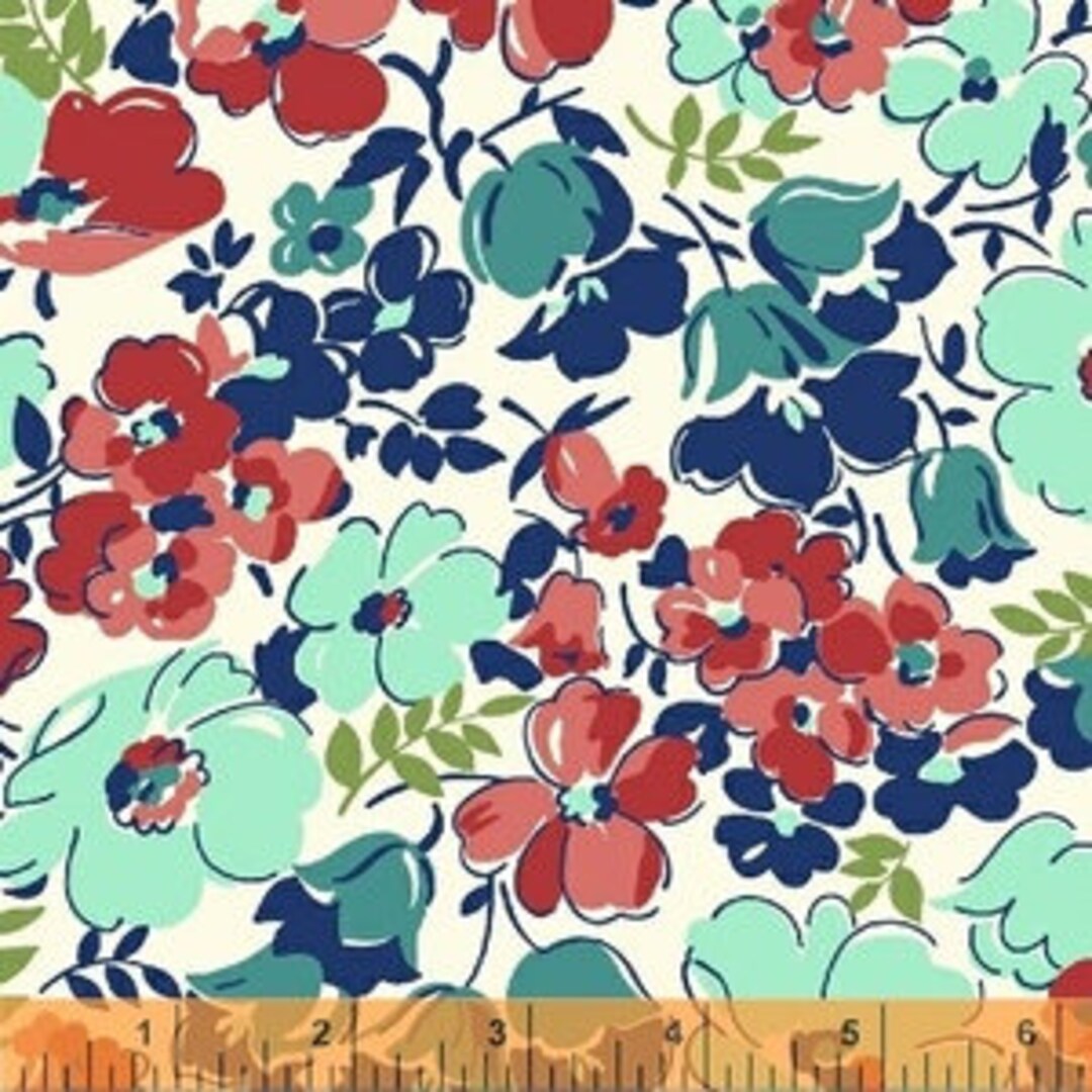 Hello Jane by Allison Harris for Windham Fabrics - Hello Jane in Red ...