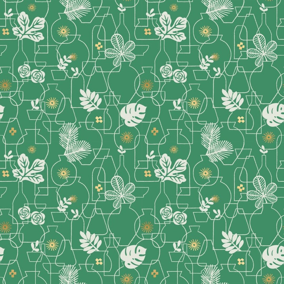 Whatnot Stuff in Potted in Emerald Green RS1015 19M by Rashida Coleman ...