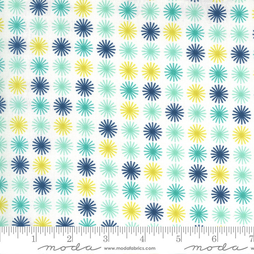 Flowers for Freya-- Cloud Multi (23334-11) by Linzee Mccray for Moda ...