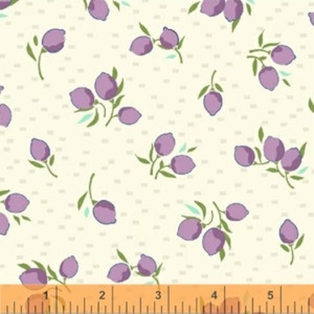 Hello Jane by Allison Harris for Windham Fabrics - Blossom in Lilac ...