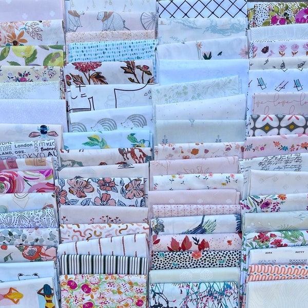 Low Volume Fabric Bundle - Etsy