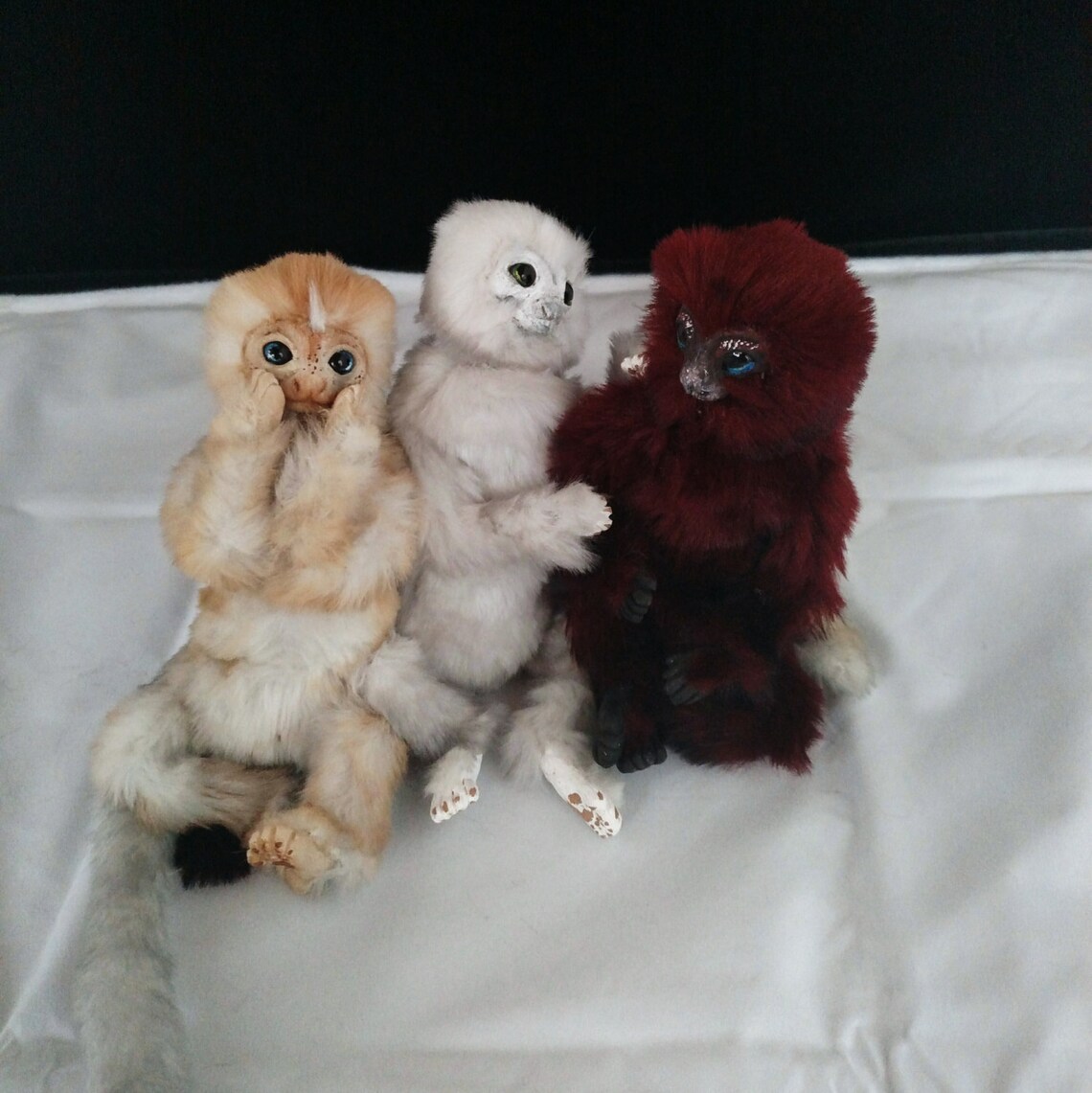 Baby Marmoset Monkey Poseable Art Doll - Etsy