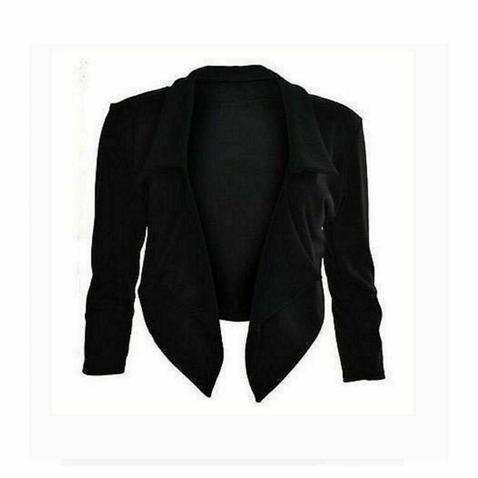 Cropped Style Waterfall Blazer Jacket Coat Top Ladies&women - Etsy