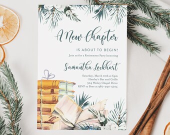 Book Invitation A New Chapter is About to Begin Storybook - Etsy