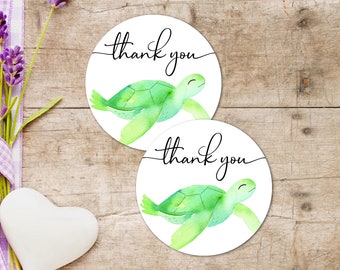 Turtle thank you | Etsy