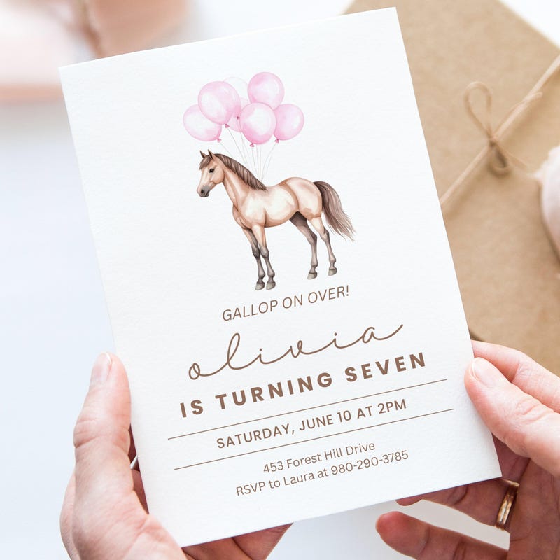 Pony Canva Design - Etsy UK