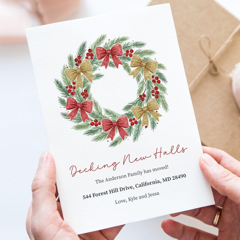 New Address Card - Etsy