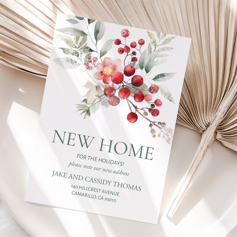 New Address Card - Etsy