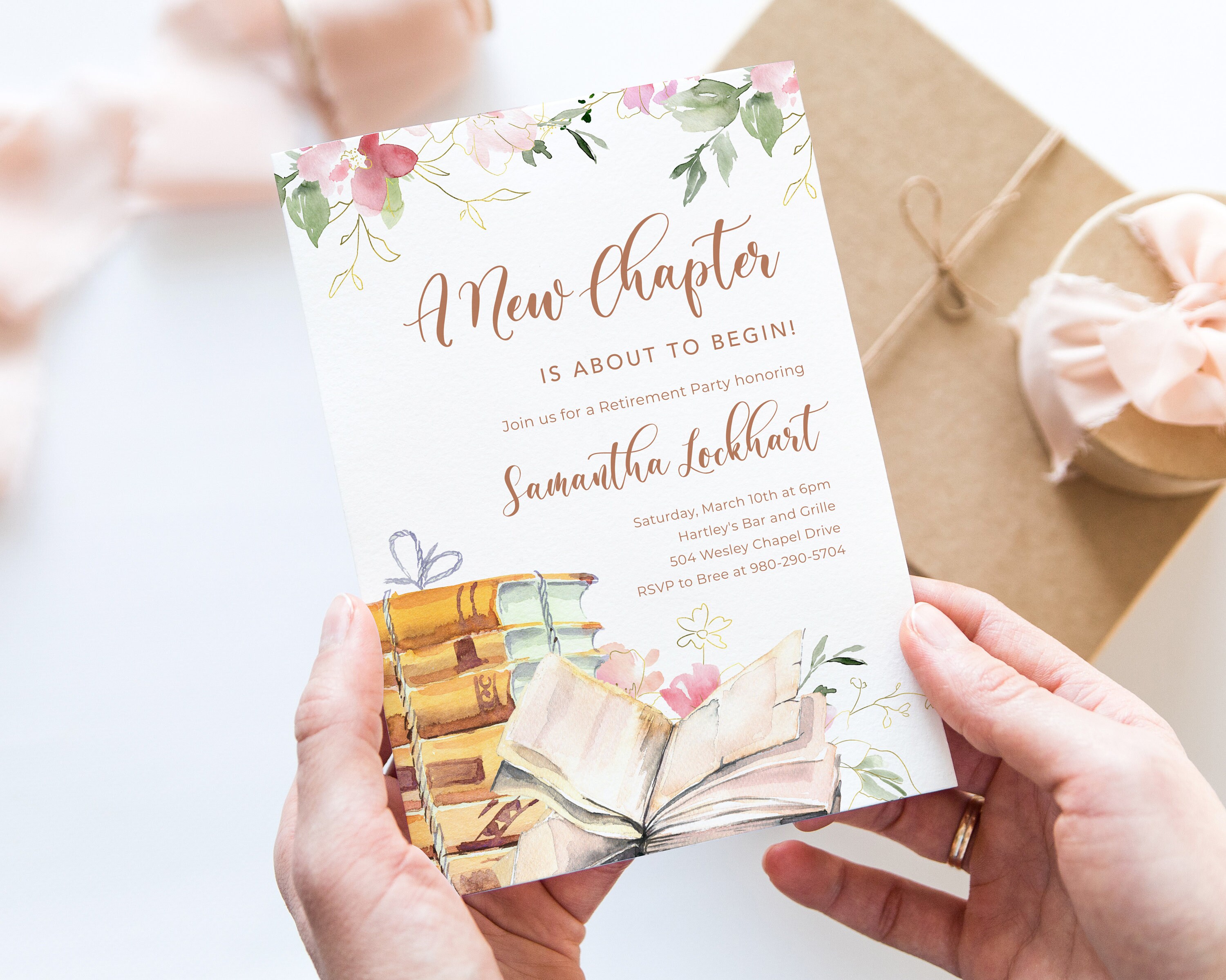 Book Invitation A New Chapter is About to Begin Storybook - Etsy