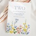 Spring Floral Birthday Party Invitation, Pastel Wildflowers Birthday ...