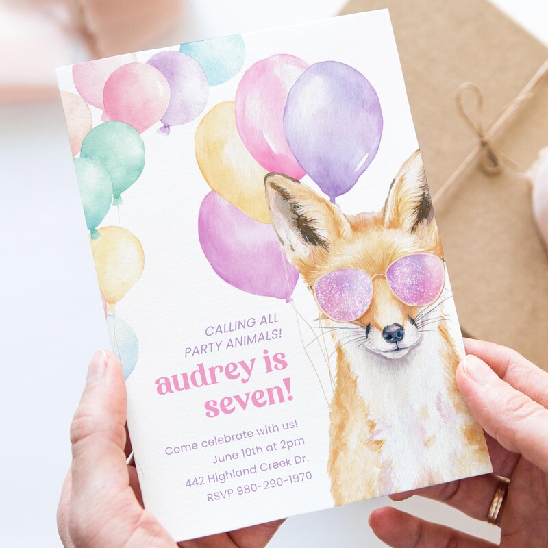 Fox Birthday Party - Etsy