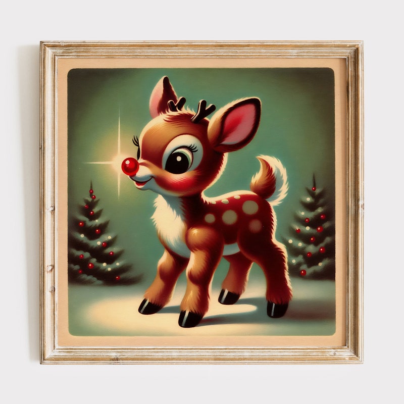 1950s Rudolph Png - Etsy