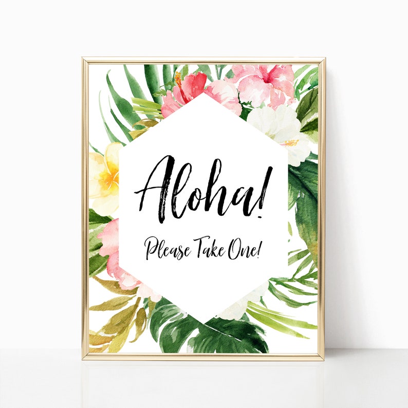 Aloha Sign Printable - Printable Word Searches