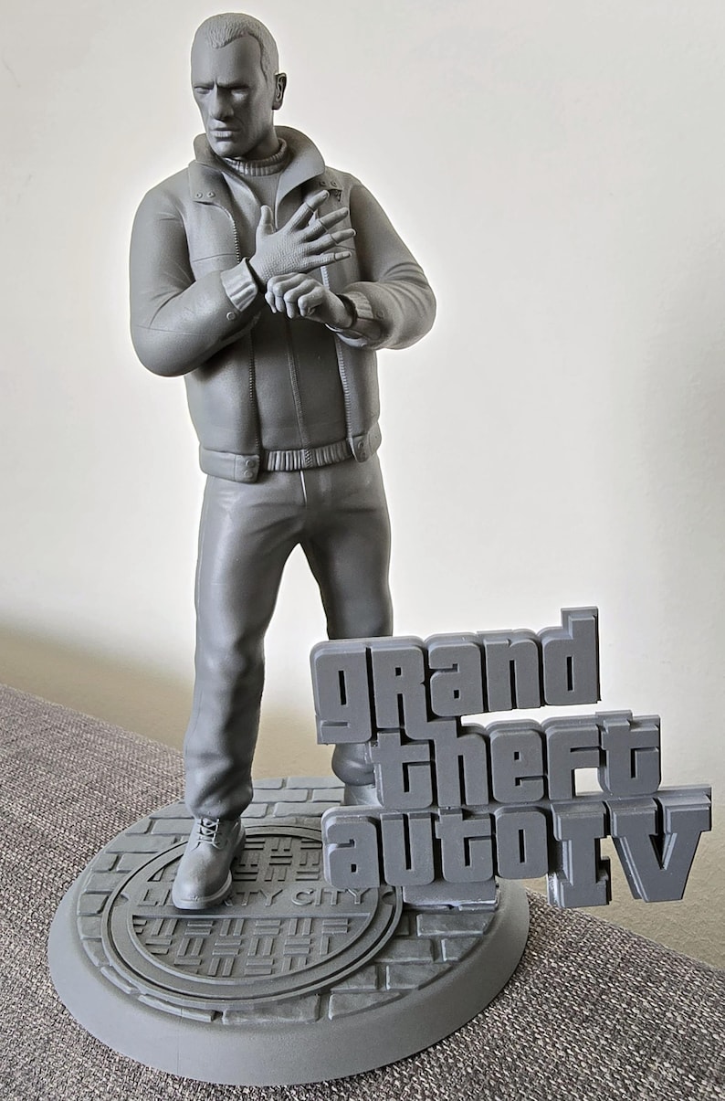 3D Printed Open-world Game Protagonist Action Figure Collectible Action ...