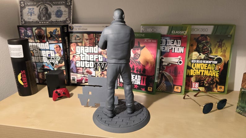 3D Printed Open-world Game Protagonist Action Figure Collectible Action ...