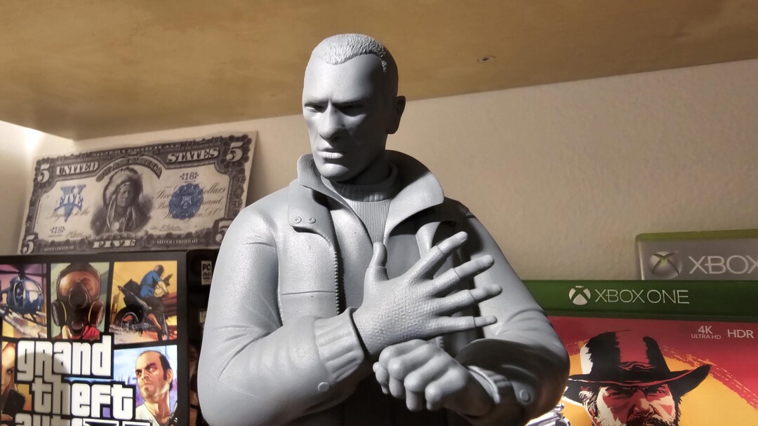 3D Printed Open-world Game Protagonist Action Figure Collectible Action ...