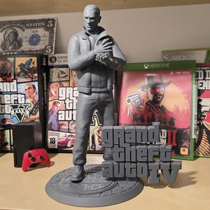 3D Printed Open-world Game Protagonist Action Figure Collectible Action ...