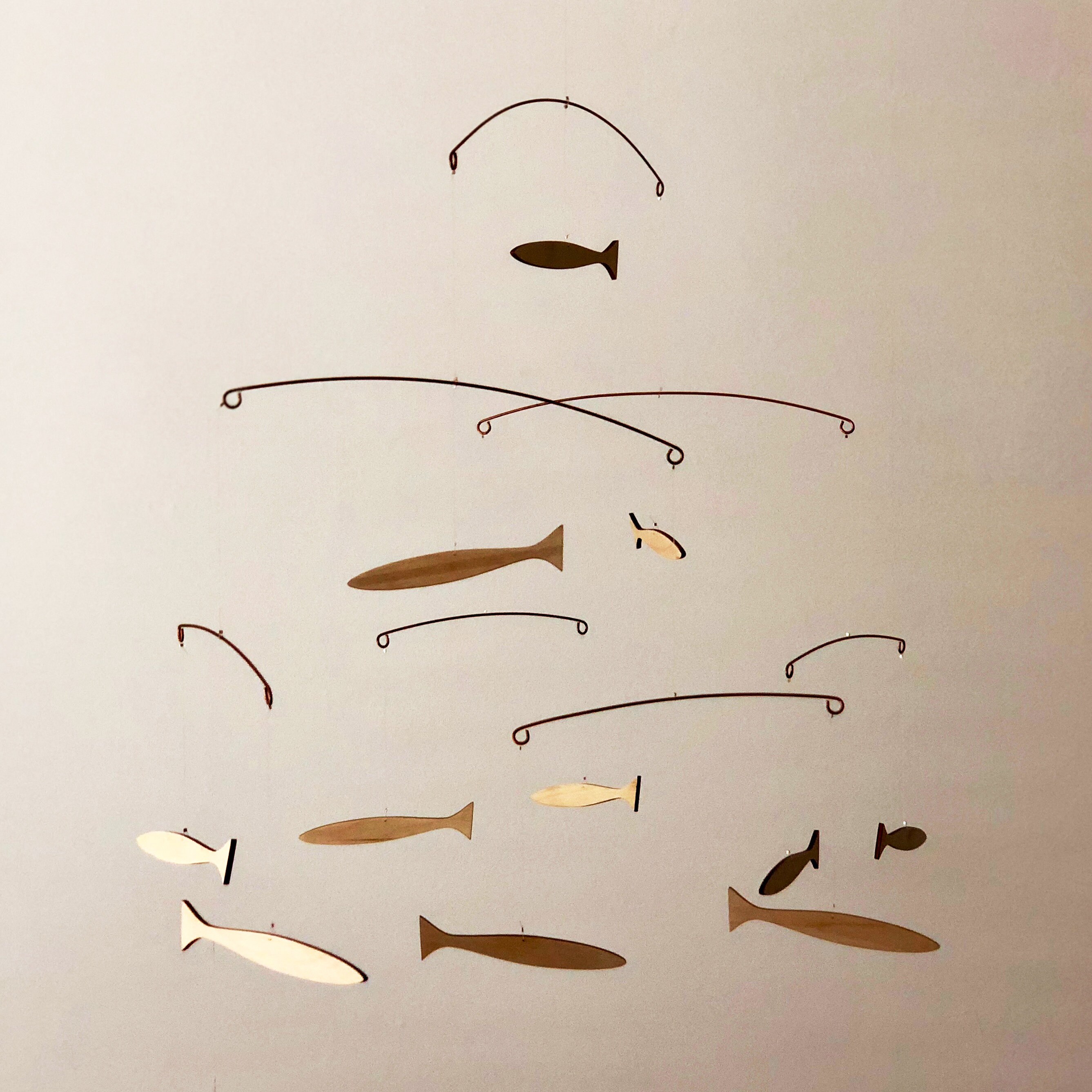 Wooden Fish Mobile - Etsy