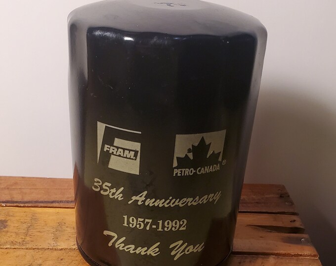 Vintage Fram Oil Filter Coin Bank 35th Anniversary Canadian Tire - Etsy ...