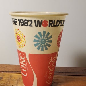Rare Vintage Unused Coca Cola Wax Cup 1982 Knoxville Worlds Fair - Etsy