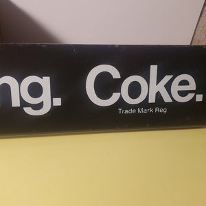 Awesome Vintage Coca Cola Push Bar Plate/rack Plate. Advertising Sign ...