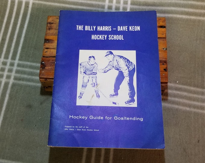 Vintage Dave Keon-billy Harris Hockey School Book. Toronto Maple Leafs ...