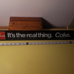 Awesome Vintage Coca Cola Push Bar Plate/rack Plate. Advertising Sign ...