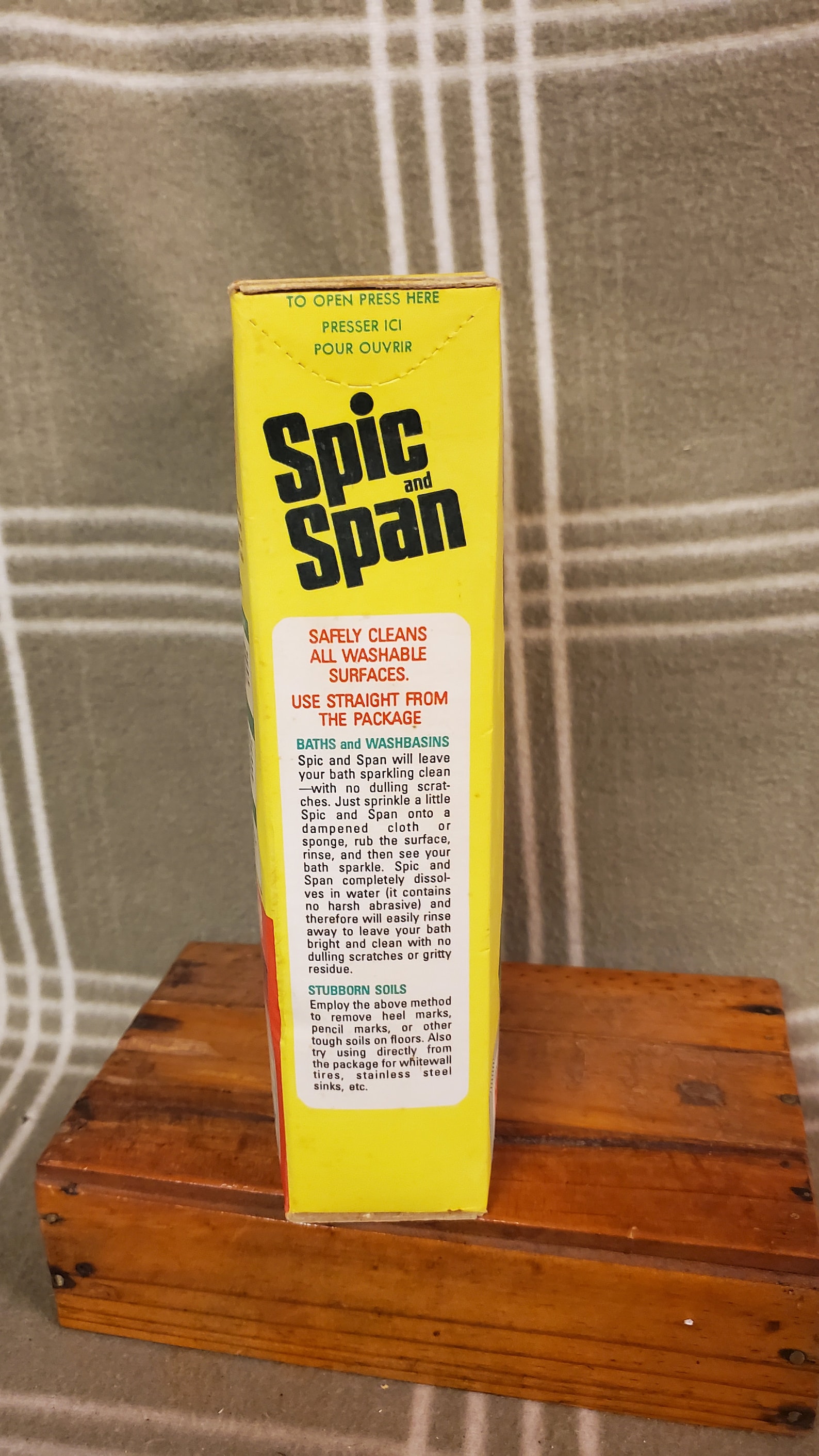 1970s Vintage Unopened Spic and Span Cleaner Box - Etsy Canada