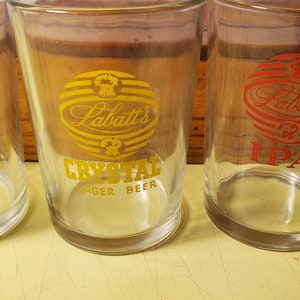 Set of 4 Vintage Beer Glasses. Labatt IPA. Labatt 50. Pilsner. - Etsy
