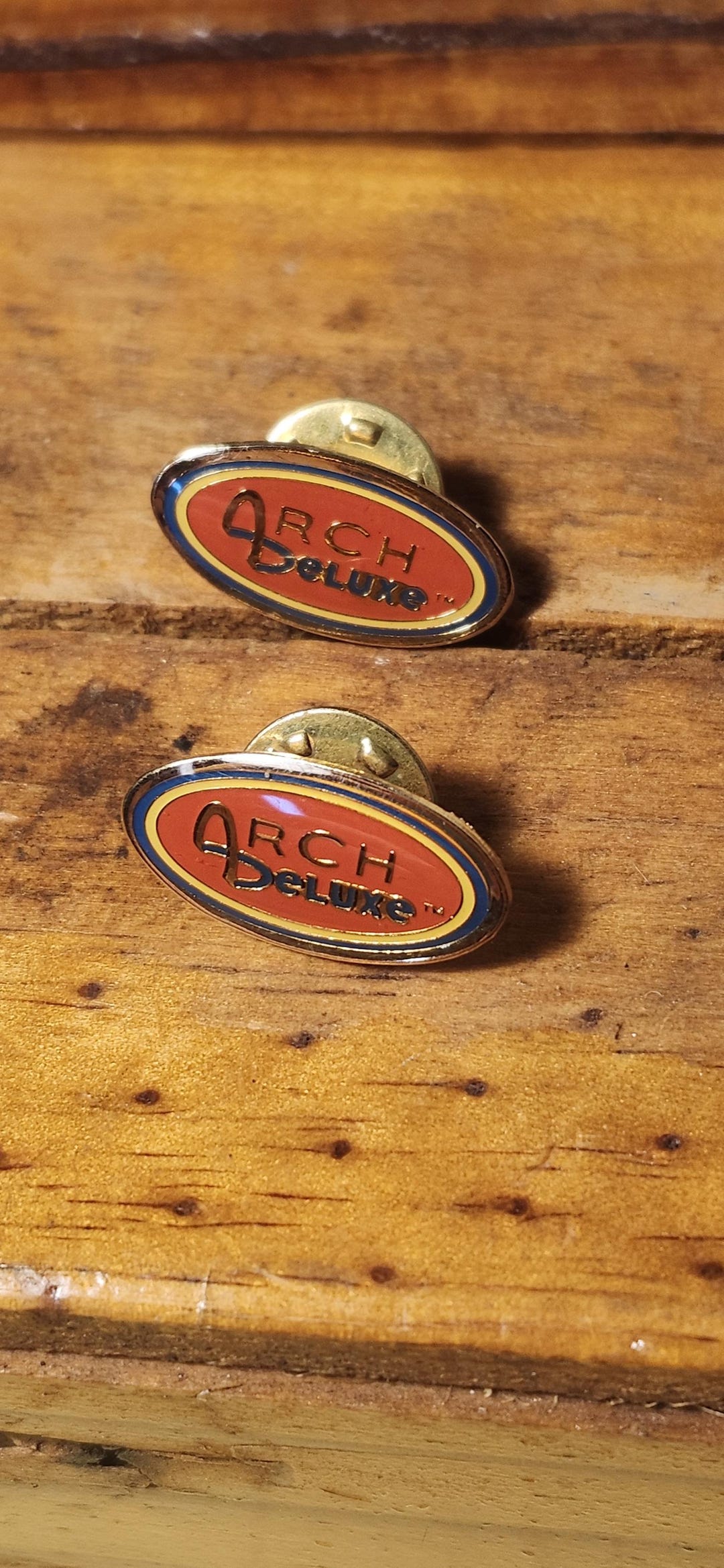 Vintage Pair of Mcdonald's Arch Deluxe Lapel Pins. - Etsy