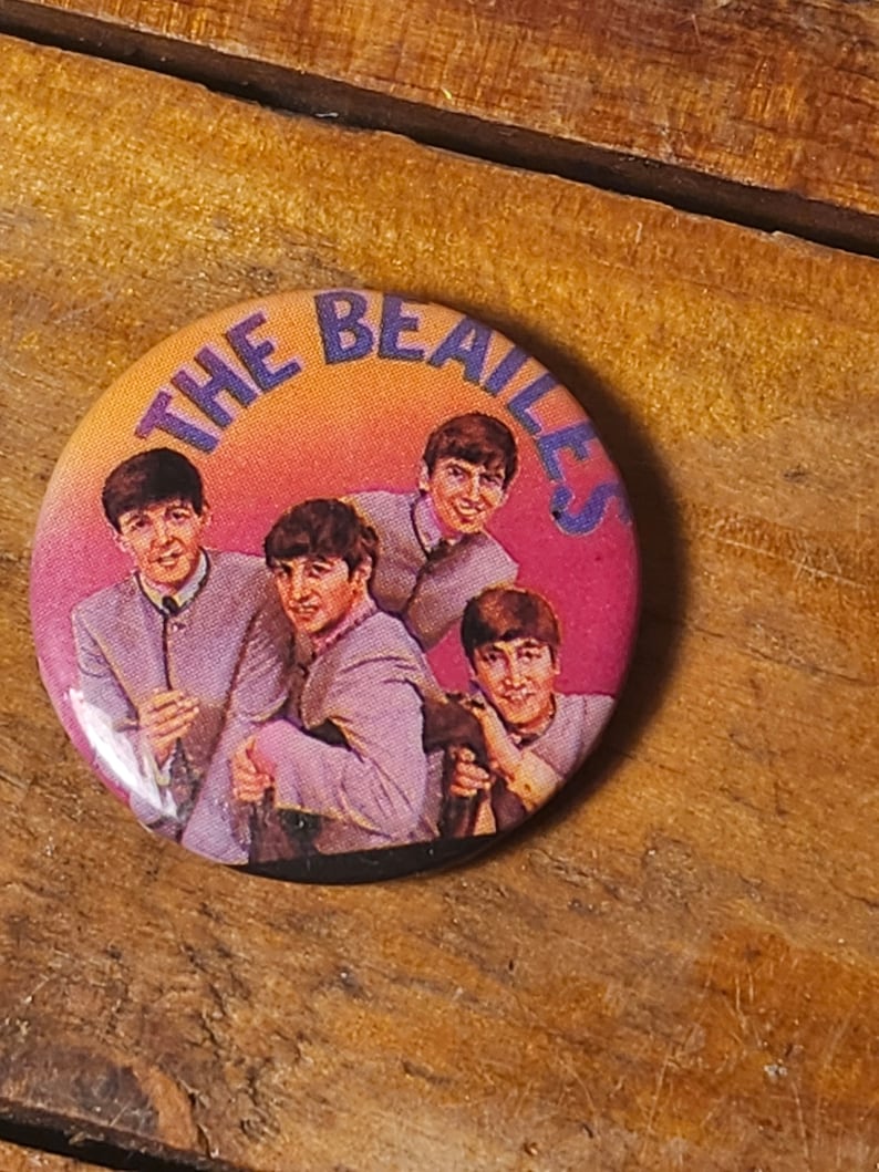 Vintage Beatles Pin - Etsy