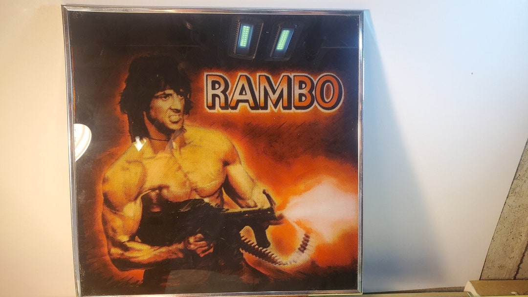 Vintage RAMBO Carnival 12x12 Mirror. - Etsy