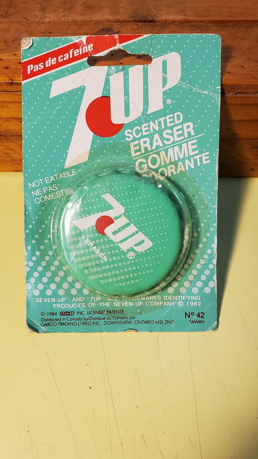 Rare NOS Vintage 7up Scented Eraser. Figural Bottle Cap. 1980s - Etsy