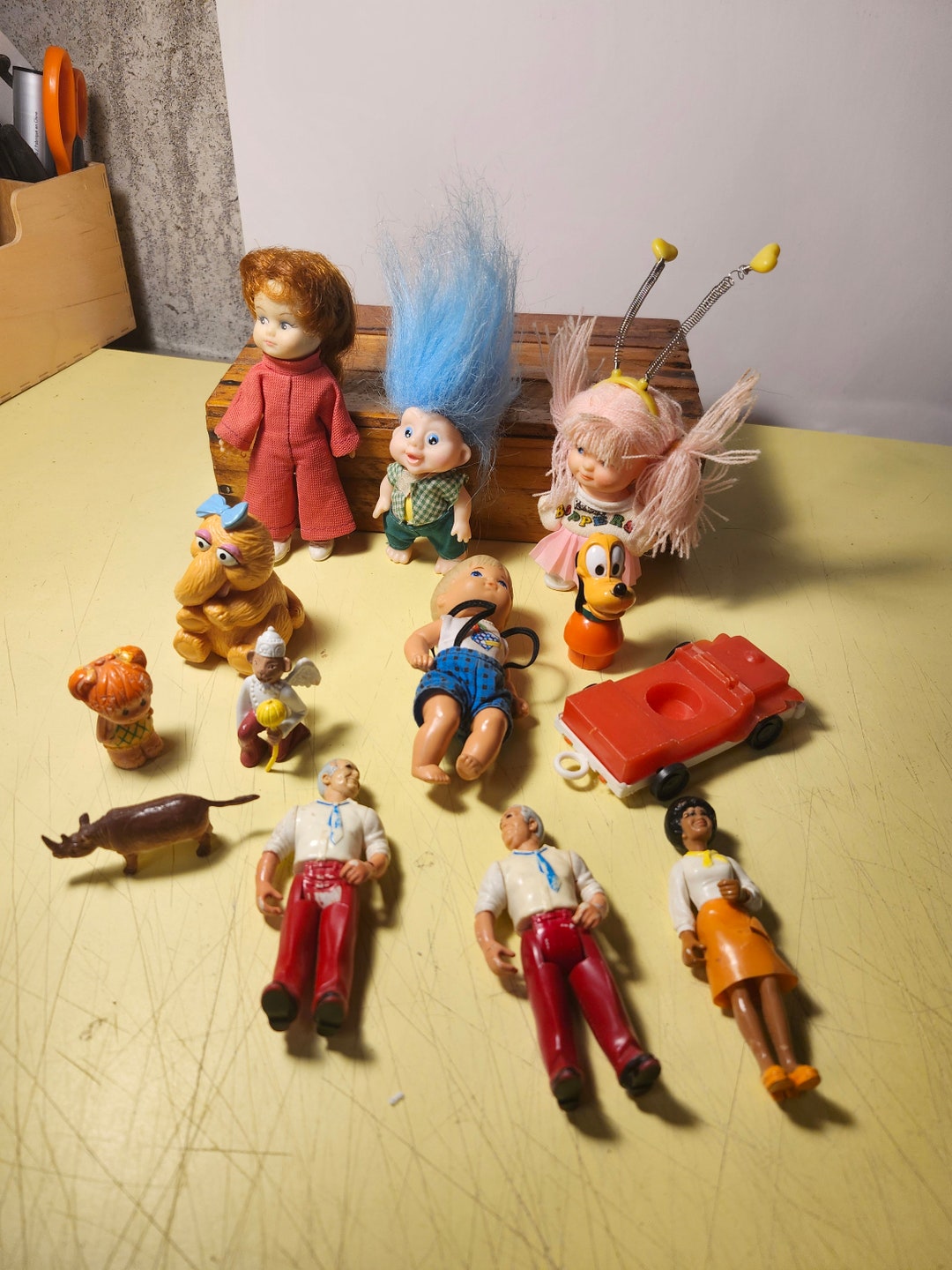 Vintage Lot of Characters Toy Figures - Etsy