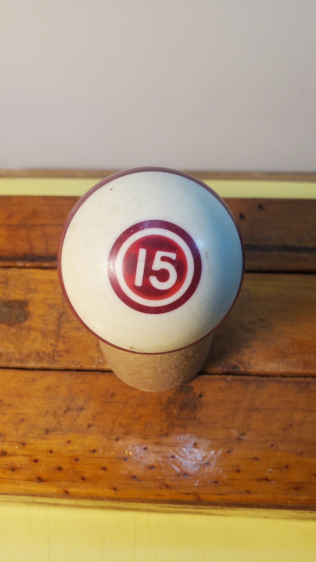 Vintage Billiards Pool 15 FIFTEEN Ball. Cool Piece! - Etsy