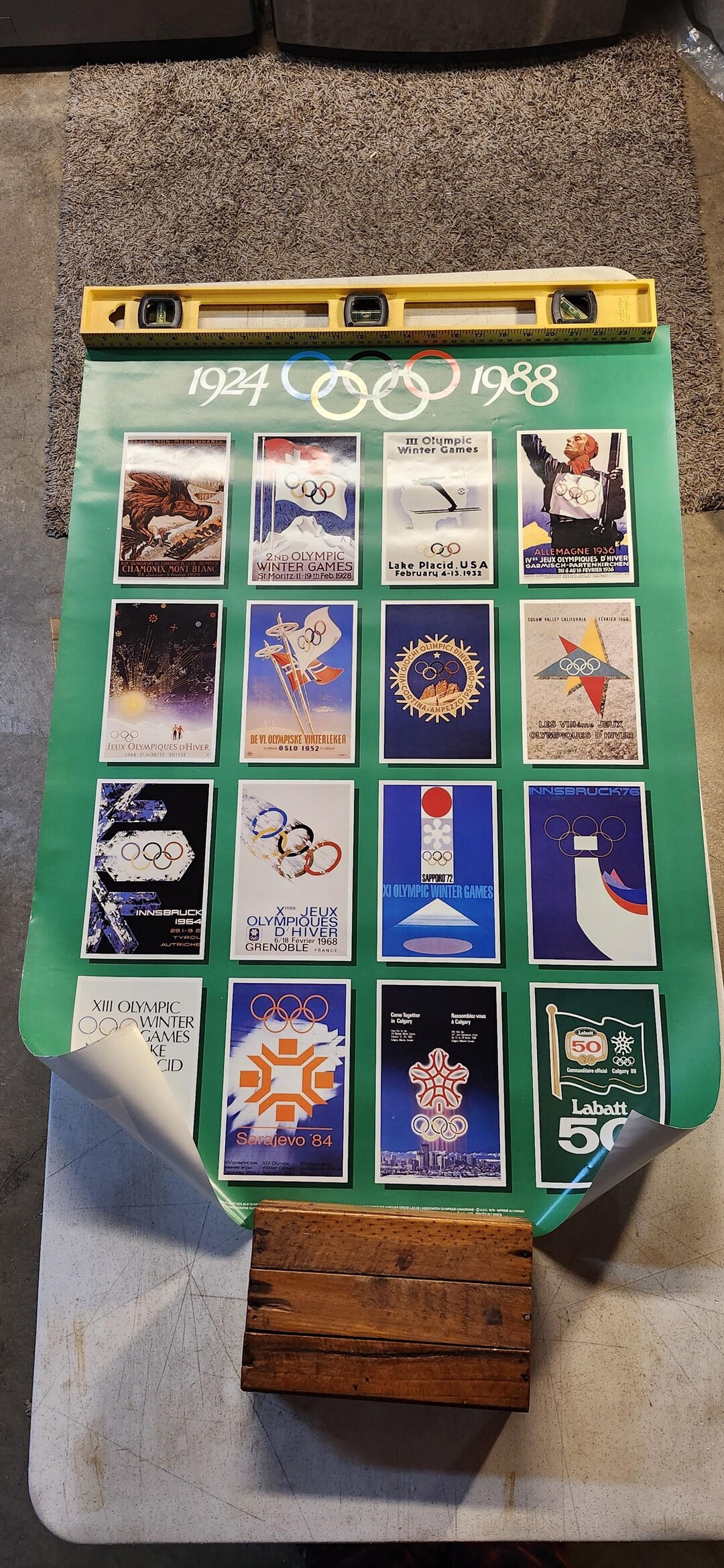 1924-1988 Labatt Blue Olympics Poster 24.5"x36". - Etsy