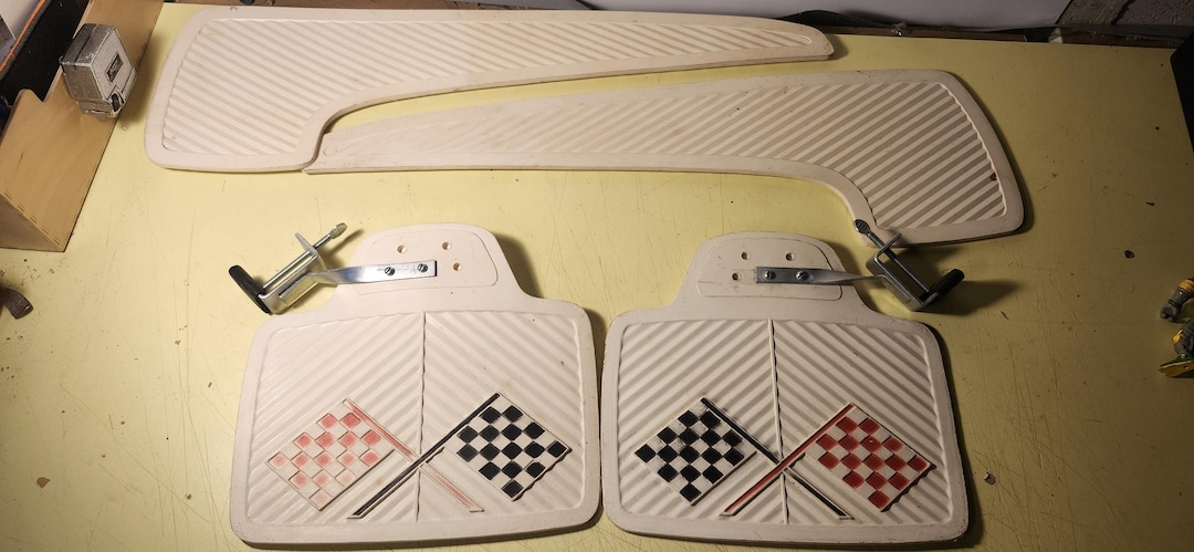 Vintage Corvette Mud Flaps Set - Etsy