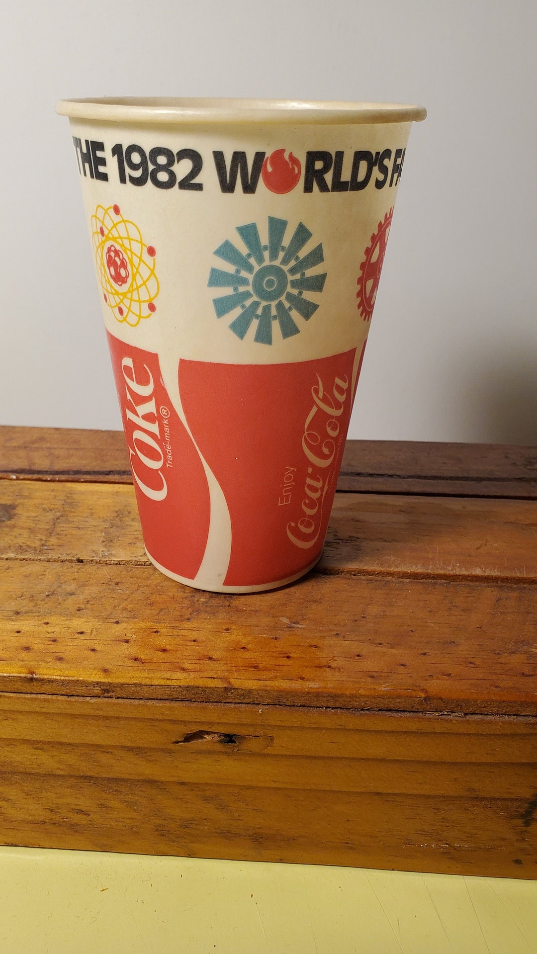 Rare Vintage Unused Coca Cola Wax Cup 1982 Knoxville Worlds Fair - Etsy