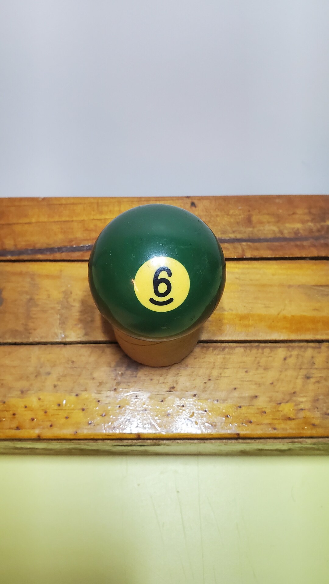 Vintage Billiards Pool 6 SIX Ball. Cool Piece! - Etsy