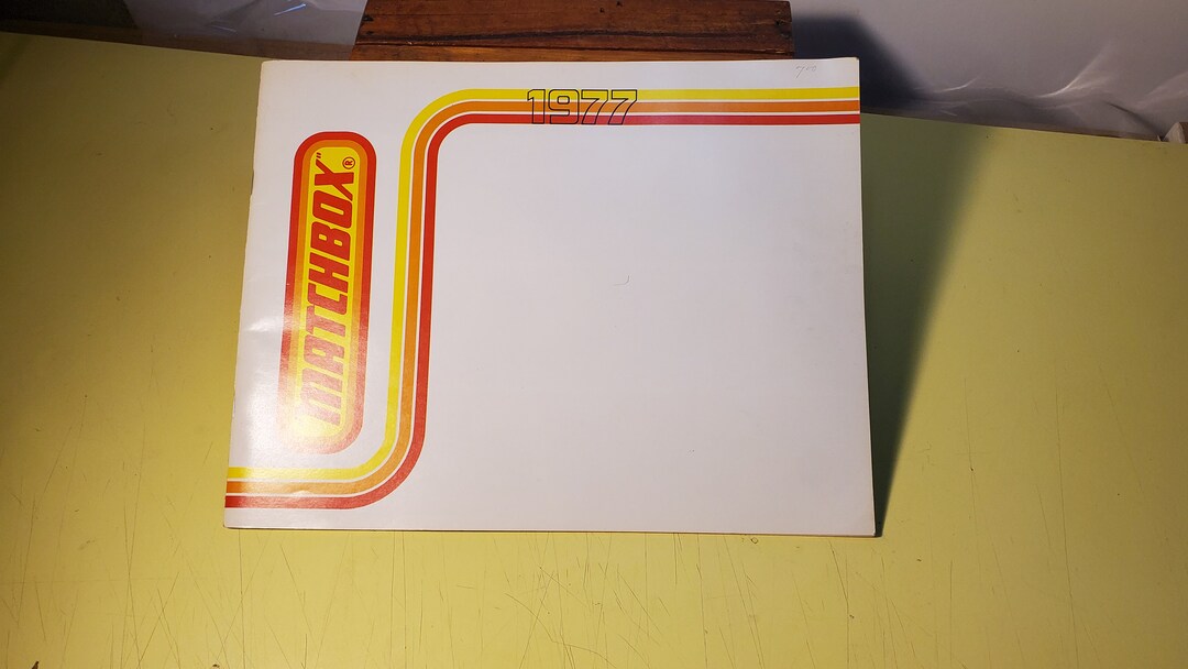 1977 8.5" X 11" Matchbox Full Collector's Catalog Brochure Lesney ...
