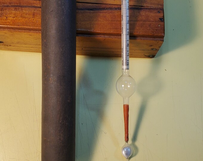 Unique Antique Glass Mercury Thermometer in in Case - Etsy
