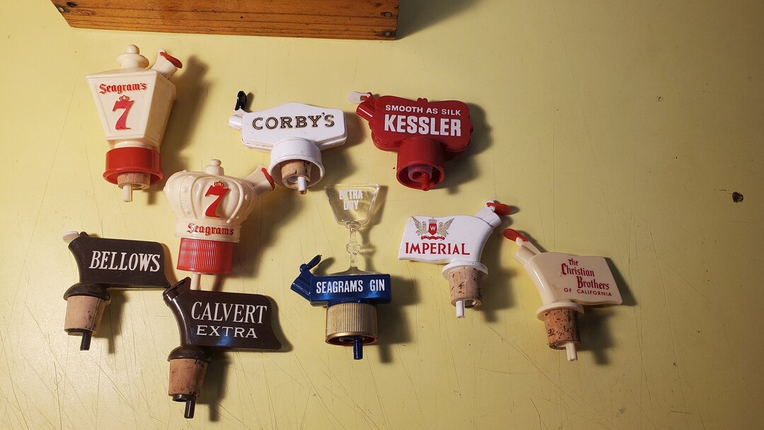 Vintage Whiskey Adverting Pouring Spouts - Etsy