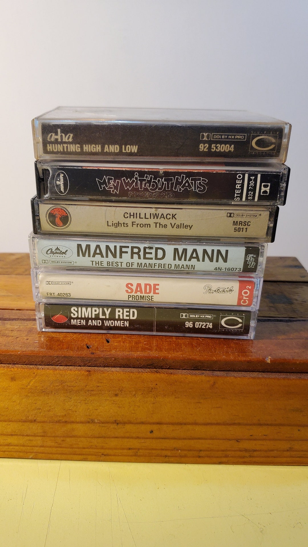 70s/80s Lot of 6 Rock and Roll/pop Cassette Tapes. A-ha. Men Without ...