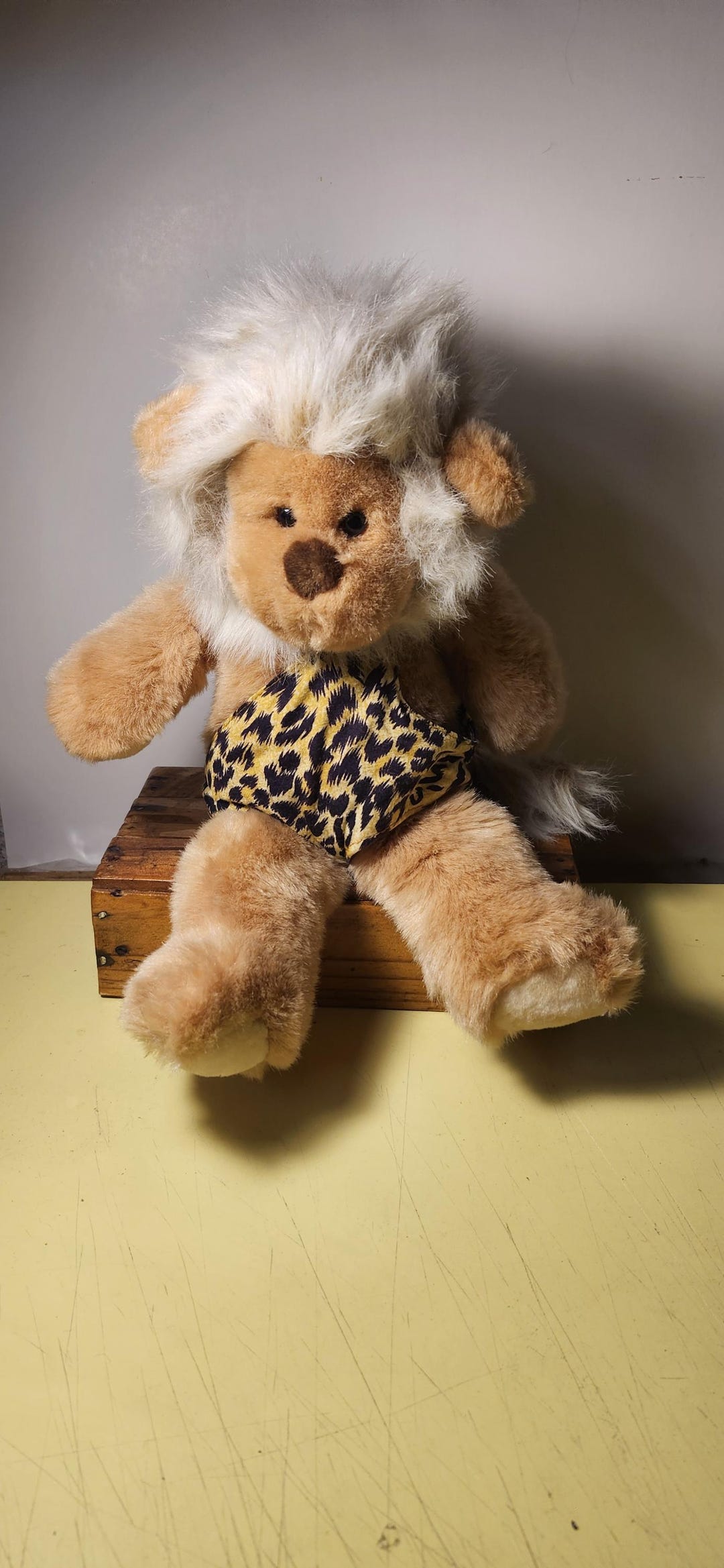 Vintage 1990 GUND “tarz” the Caveman Lion Plush Toy - Etsy