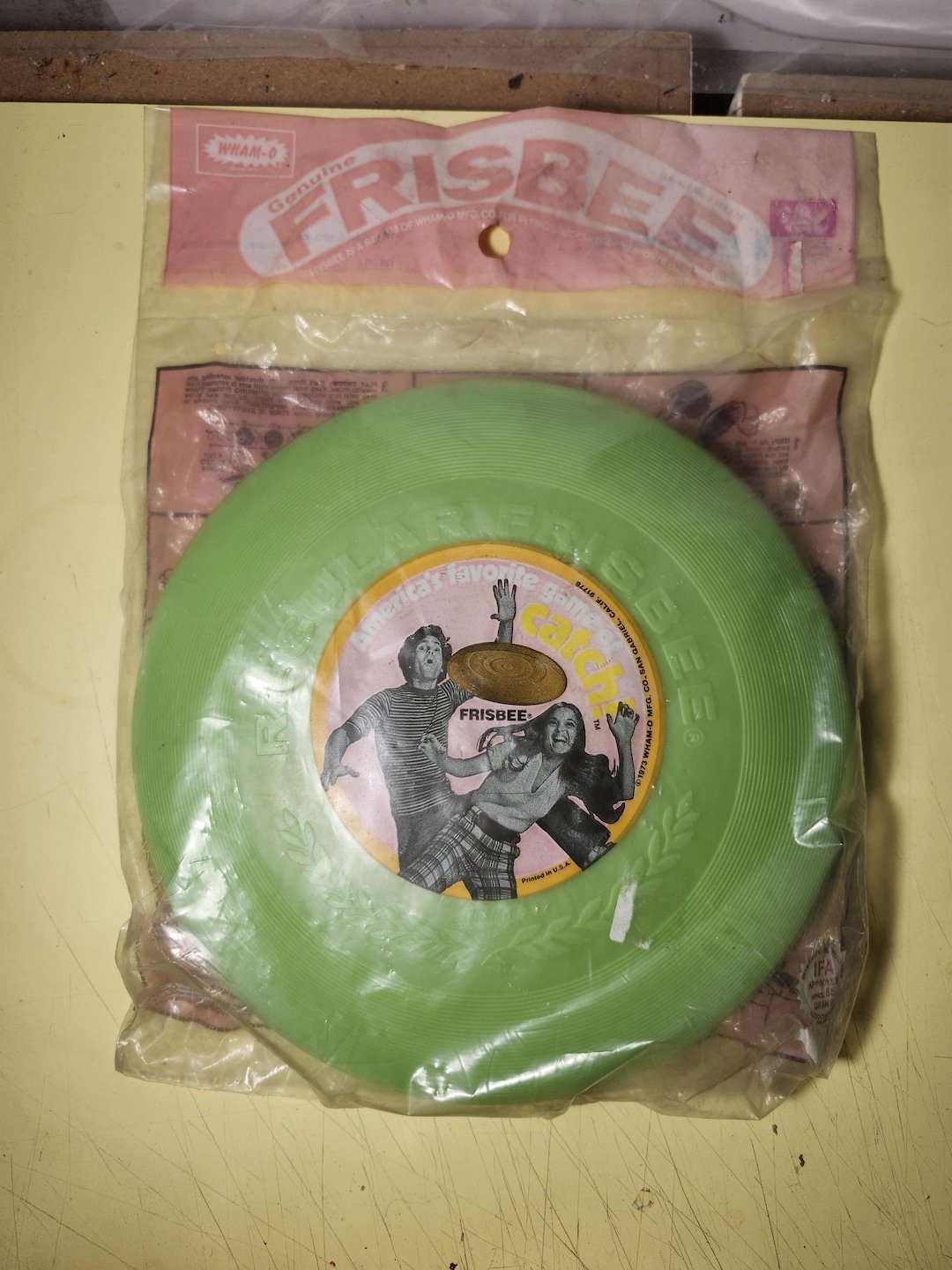 Vintage 1973 Wham-o Neon Green Frisbee Disc Sealed in Package - Etsy