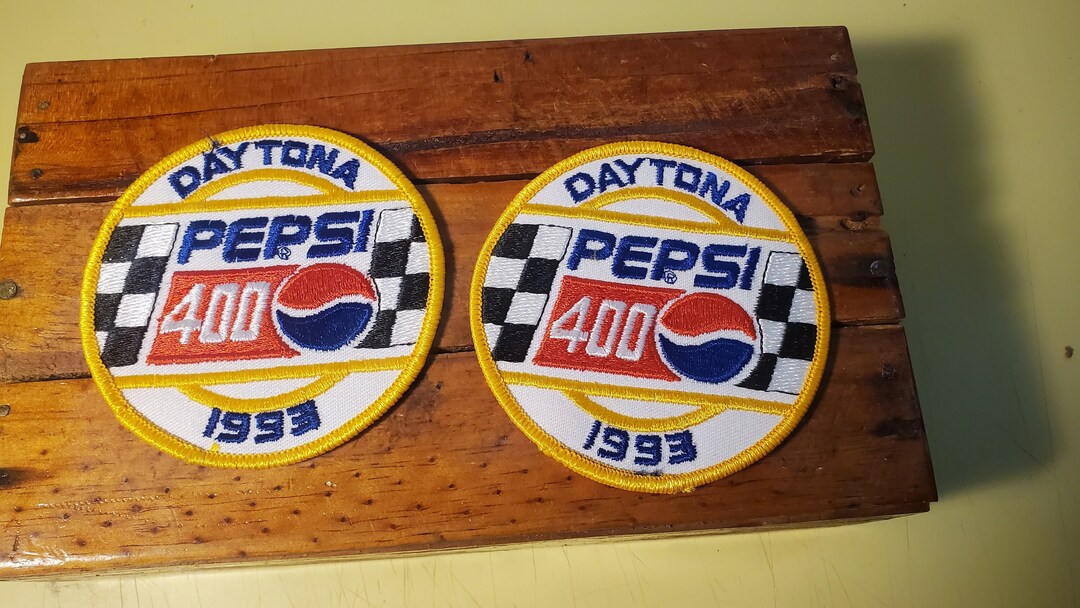 Pair 1993 Vintage Pepsi Daytona 400 Patches. NASACAR. - Etsy