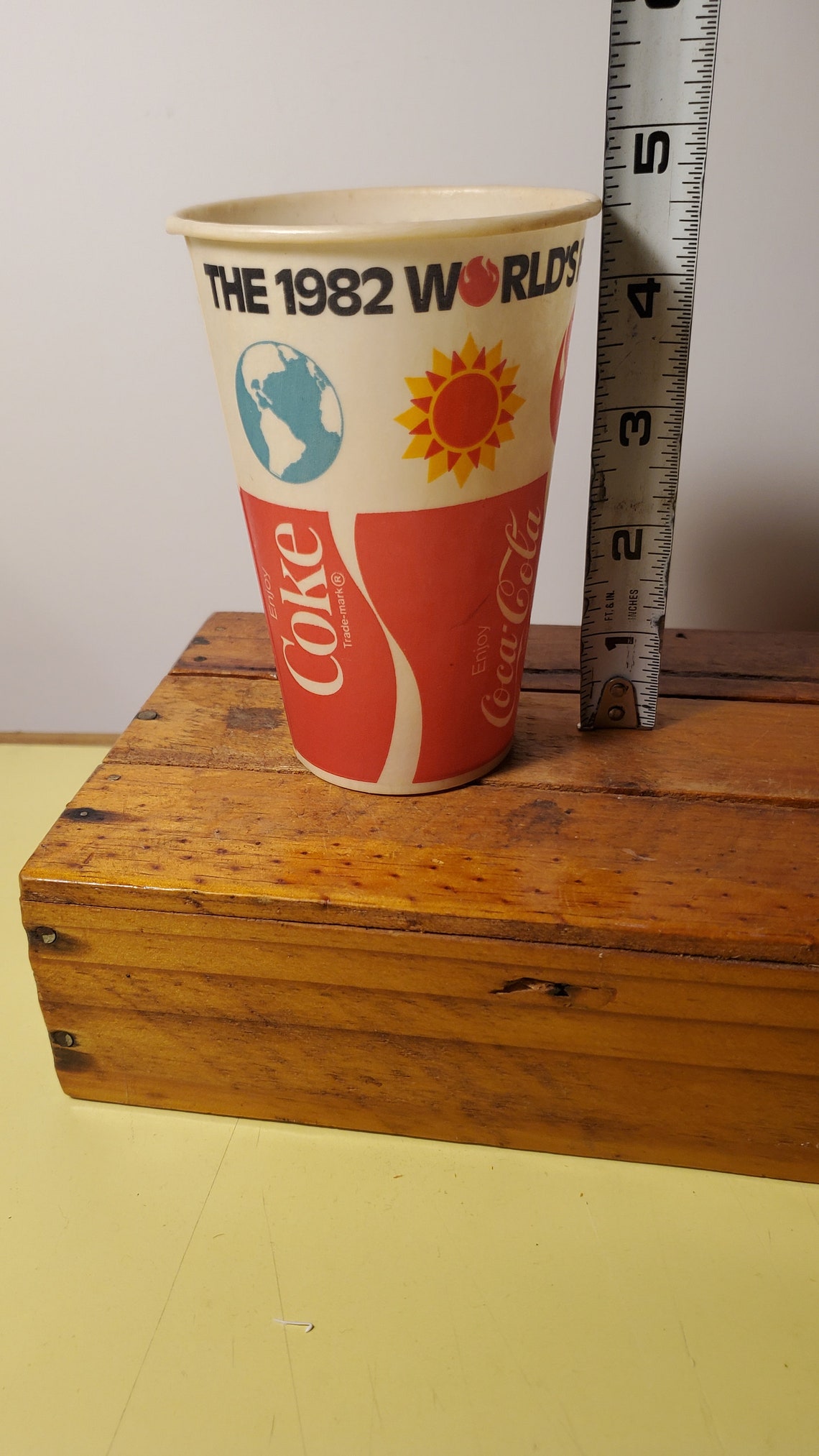 Rare Vintage Unused Coca Cola Wax Cup 1982 Knoxville Worlds Fair - Etsy